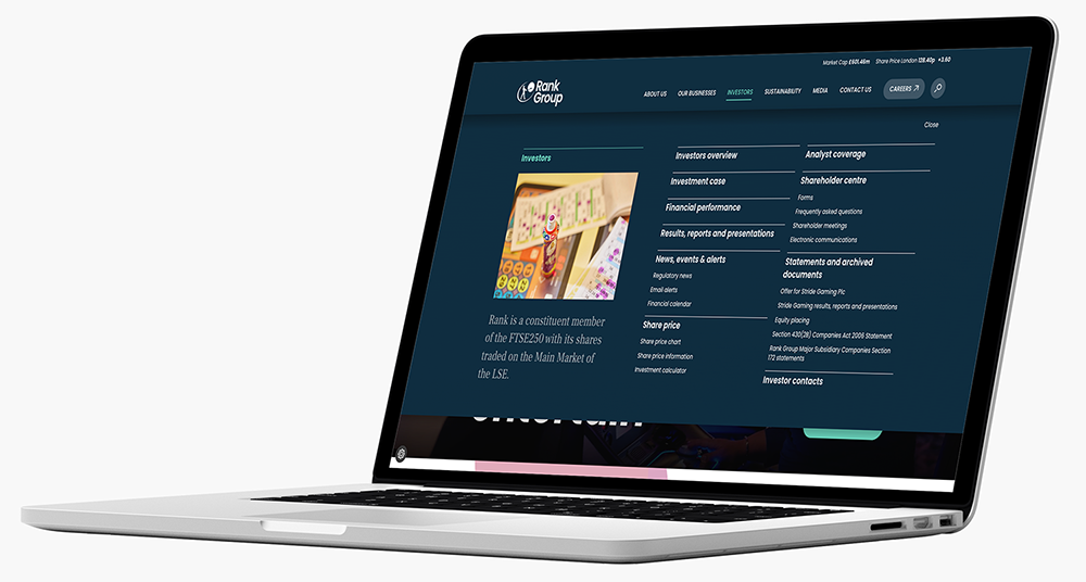 Company history - Rank Group Plc